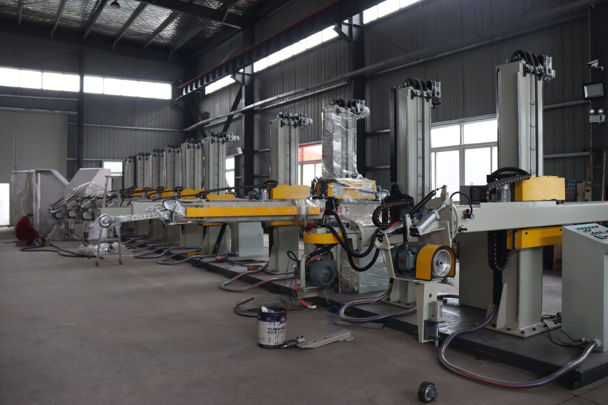 Easy Operation Buffing Machine for Vessel Body and Dished Dome Surface ...